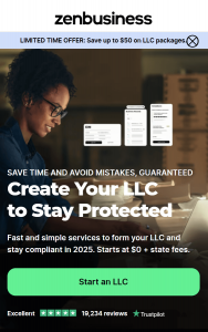 ZenBusiness Review | Pros & Cons | updated pricing in 2025